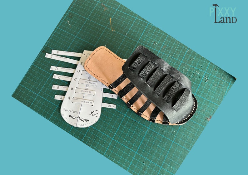 Leather Sandals Printable Pattern DIY Custom Shoemaking - Etsy
