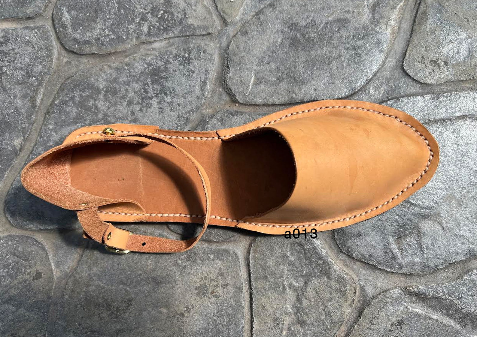 Closed-toe Leather Strap Sandals Printable Pattern DIY Customize ...
