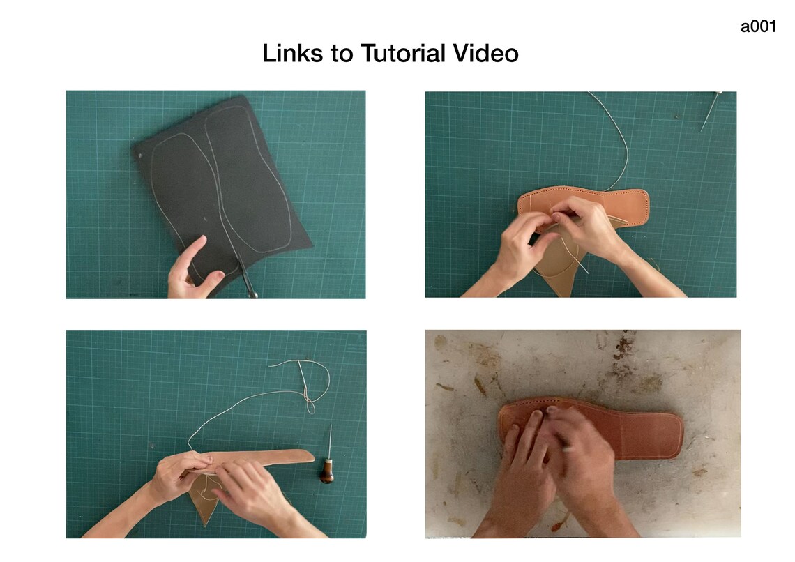 Leather Sandals Printable Pattern DIY Handmade Shoemaking - Etsy