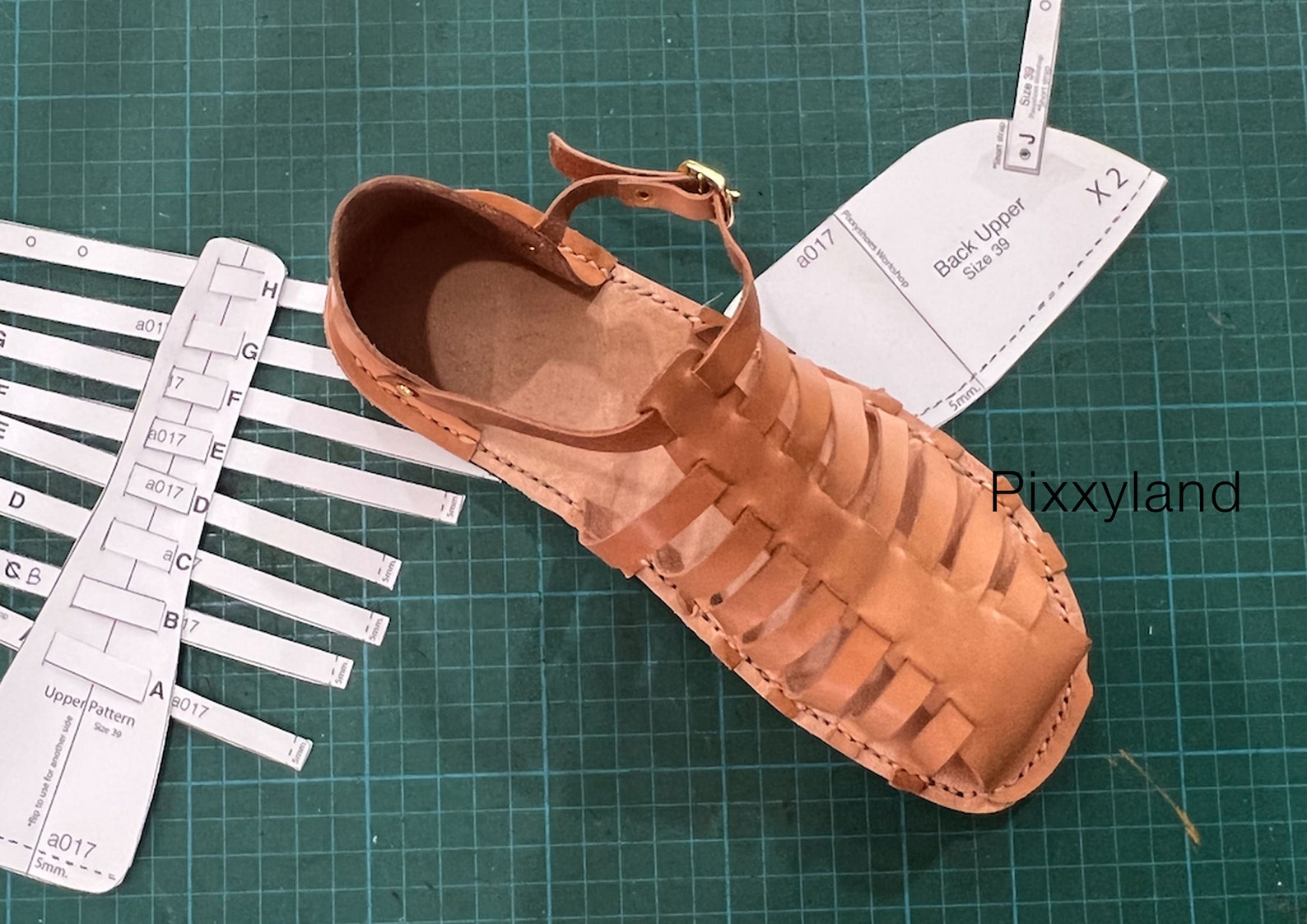 Leather Straps Sandals Printable Pattern DIY Handmade - Etsy