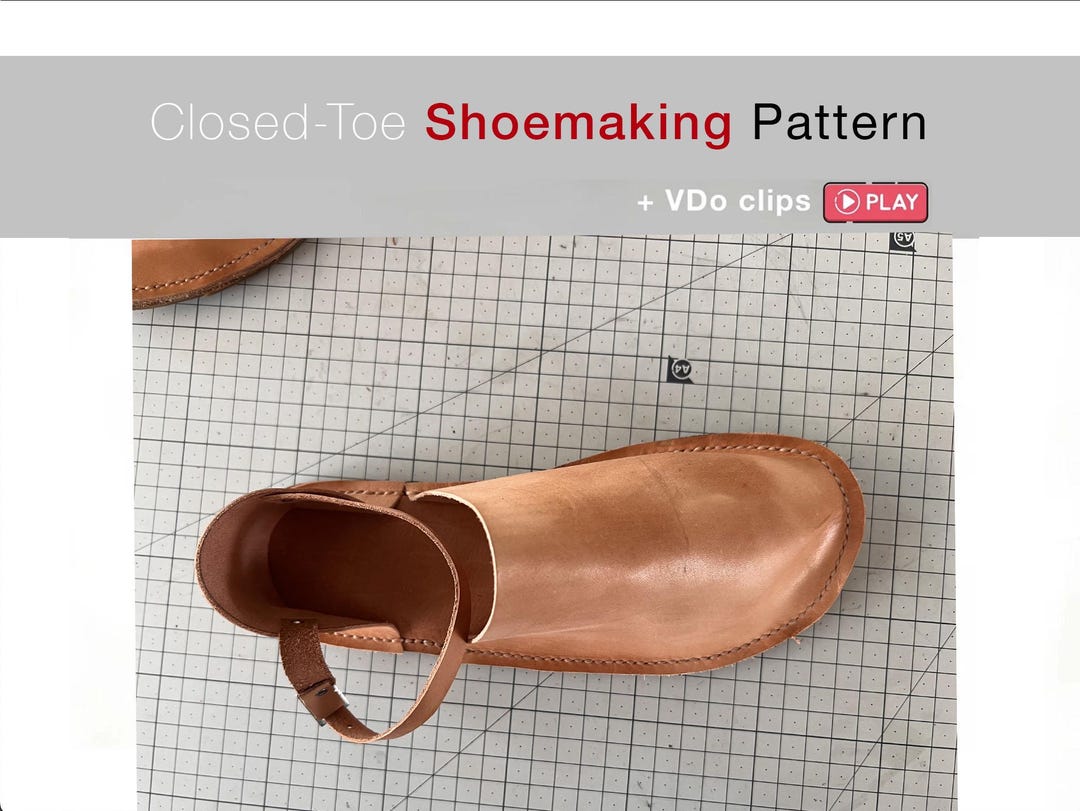 Pointed-toe Leather Sandals Printable Pattern DIY Learn Custom ...