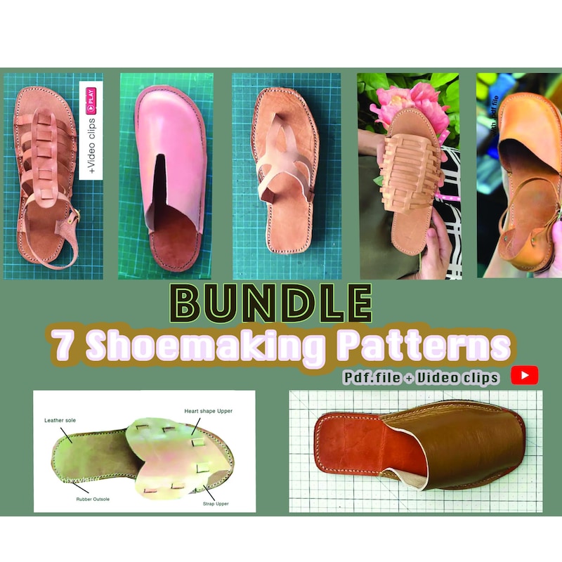 Leather Sandal Pattern - Etsy