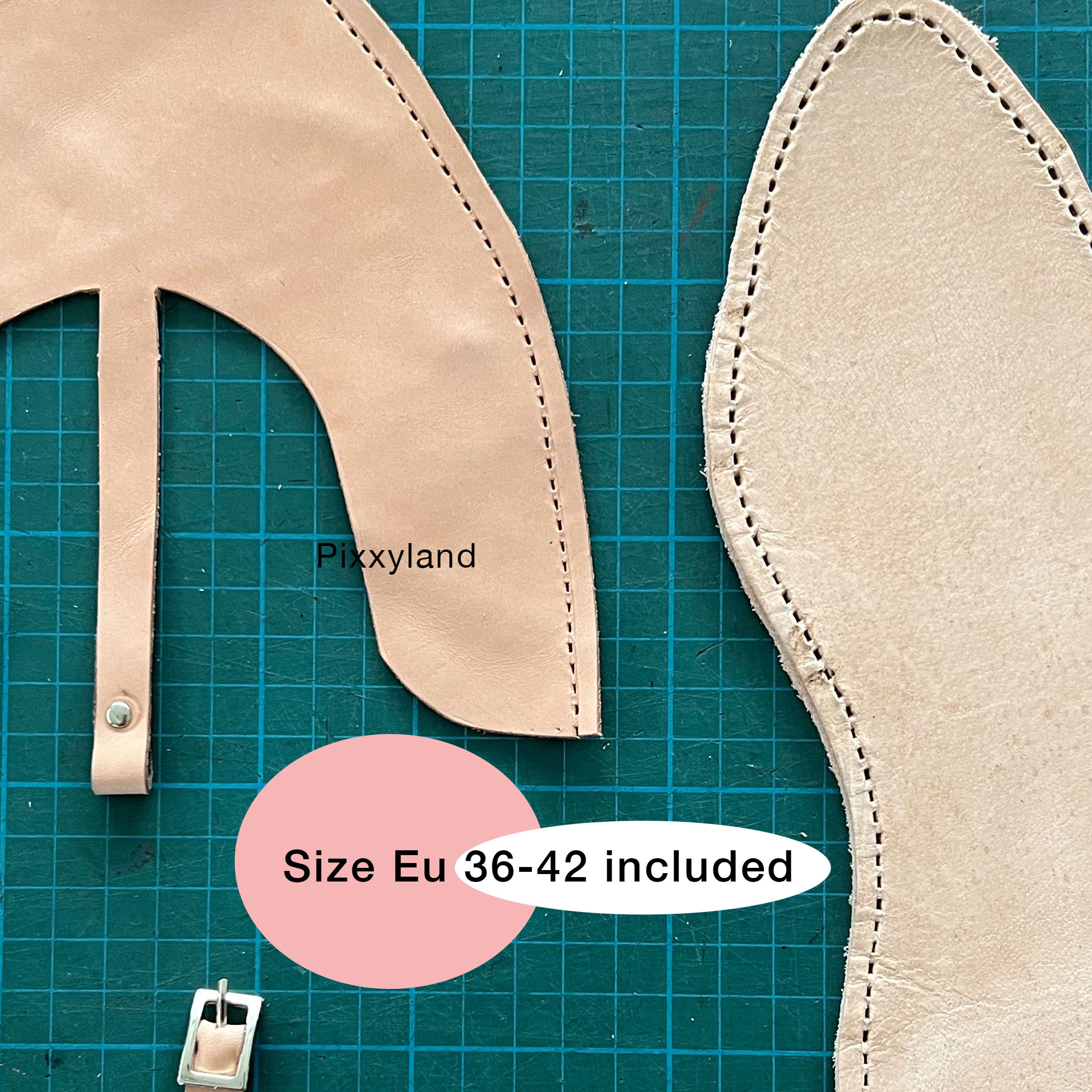T-bar Pointed-toe Leather Sandals Shoemaking Pattern - Etsy