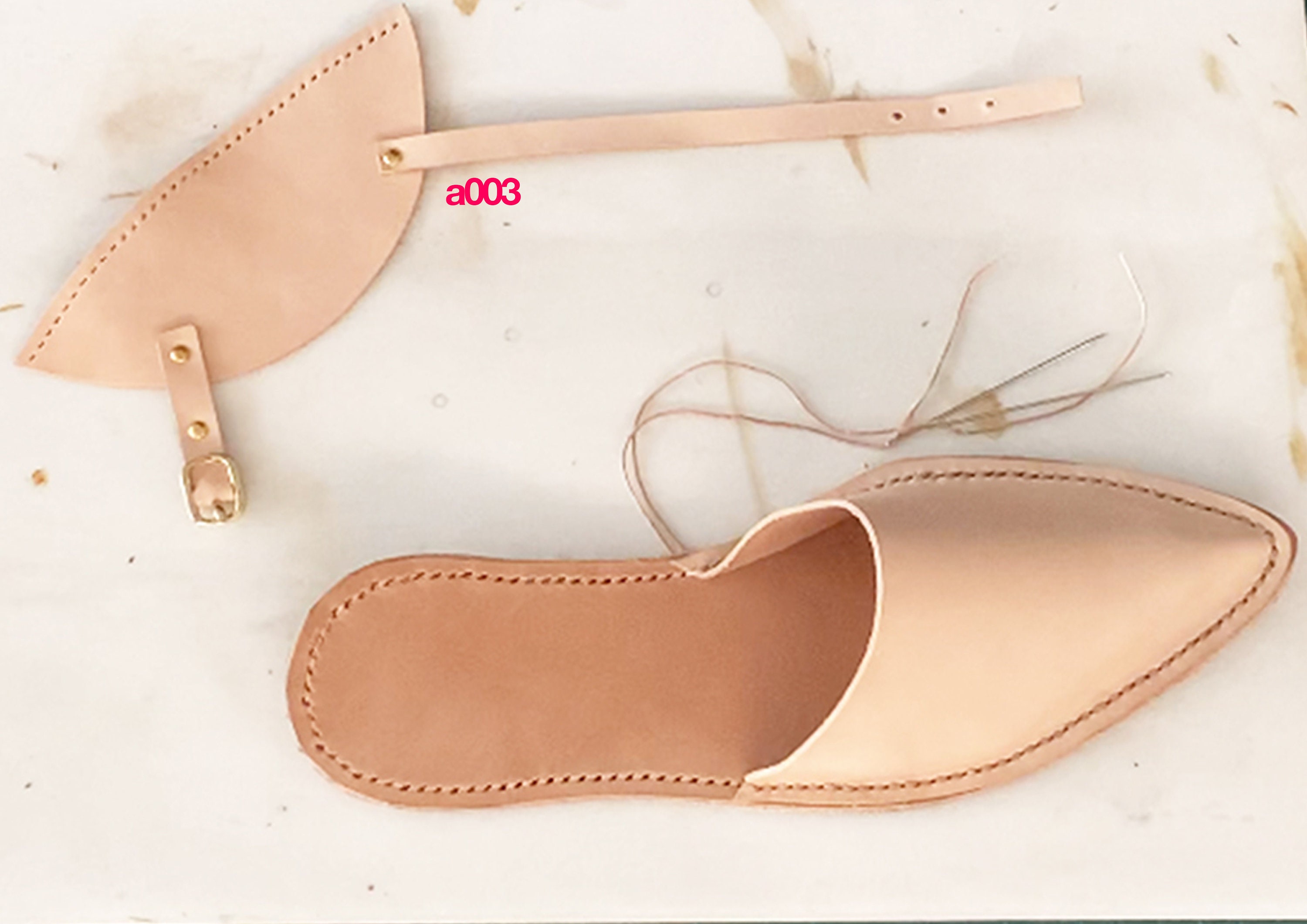 Pointed-toe Leather Sandals Printable Pattern DIY Learn Custom ...