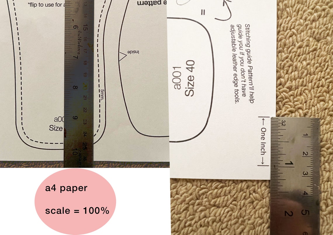 Leather Sandals Printable Pattern DIY Handmade Shoemaking - Etsy