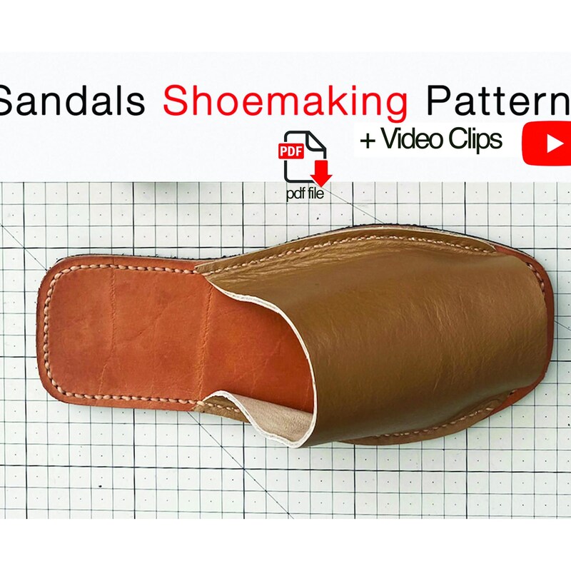 Leather Sandal Pattern - Etsy