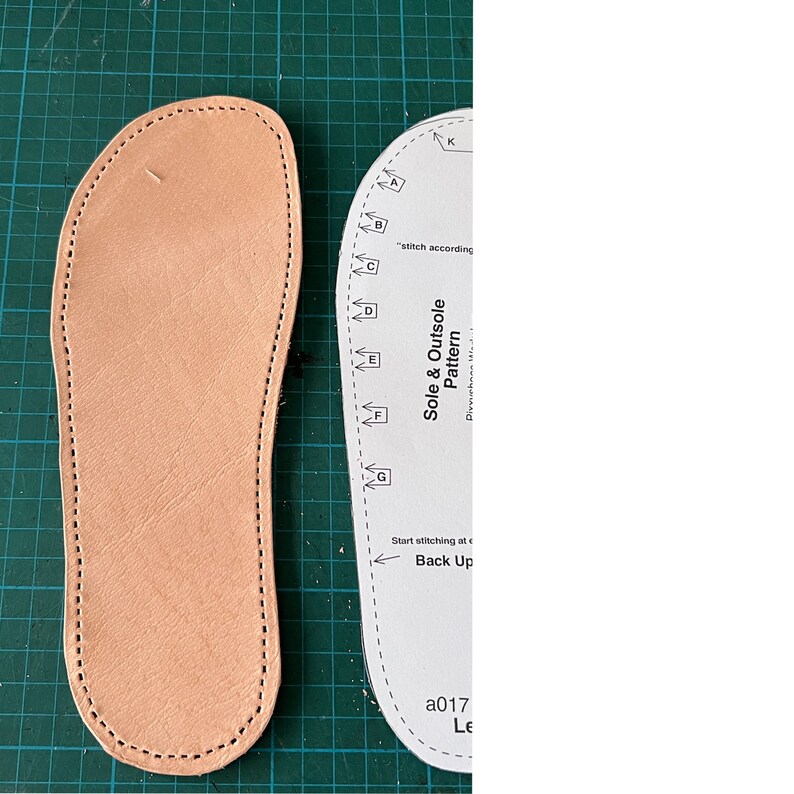 Leather Straps Sandals Printable Pattern DIY Handmade - Etsy