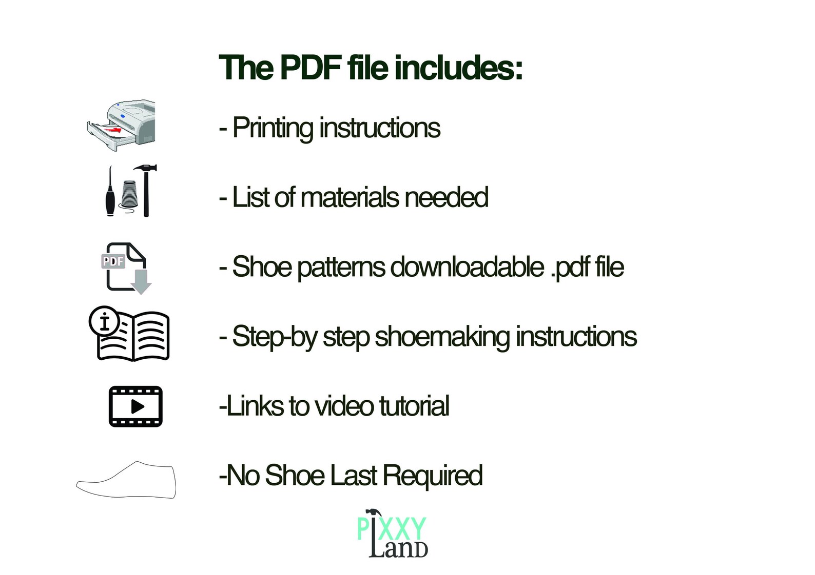 Toddler Leather Sandals Printable Pattern DIY Learn Shoemaking Download ...