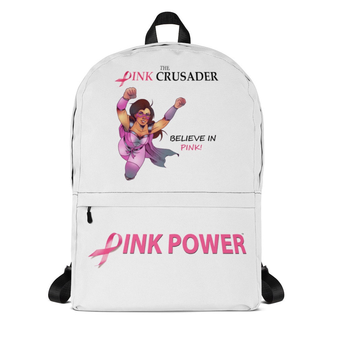 Pink Crusader Breast Cancer Backpack 2 - Etsy