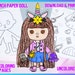Printable Paper Doll- Uncolored Digital Pdf Instant Download- Toca Boca ...