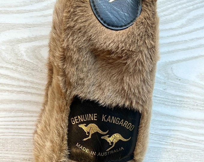Vintage M.H. Levy Genuine Kangaroo Leather Golf Driver Cover Case - Mi ...