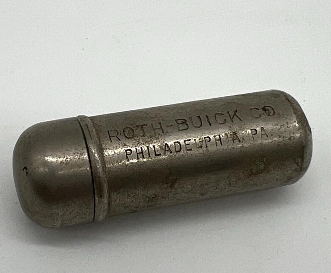 Vintage 1950s ROTH BUCK CO. Philadelphia Thimble and Thread Sewing Set ...