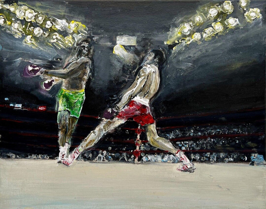 ALI DODGE Muhammad Joe Frazier Madison Square Gardens Boxing Original ...