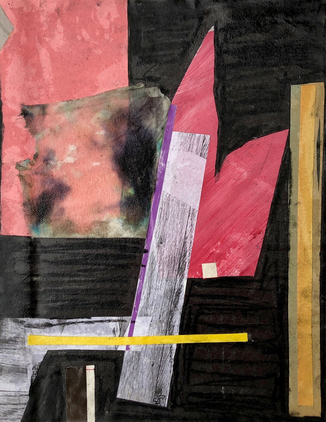 Momentary Gerechtigkeit: Kleines abstraktes Bild von Steven Tannenbaum ...