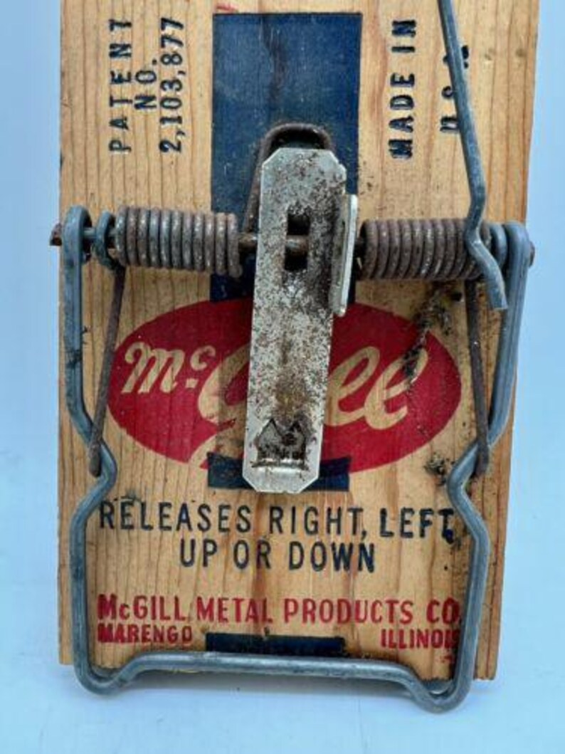Vintage CANT MISS Four Way Rat Mouse Trap by Mcgill Metal Products - Etsy