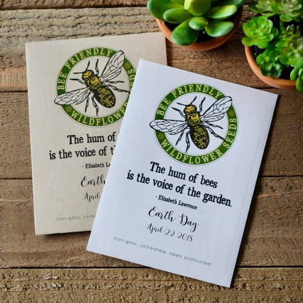 Seed Packet Favors for Wedding - Etsy