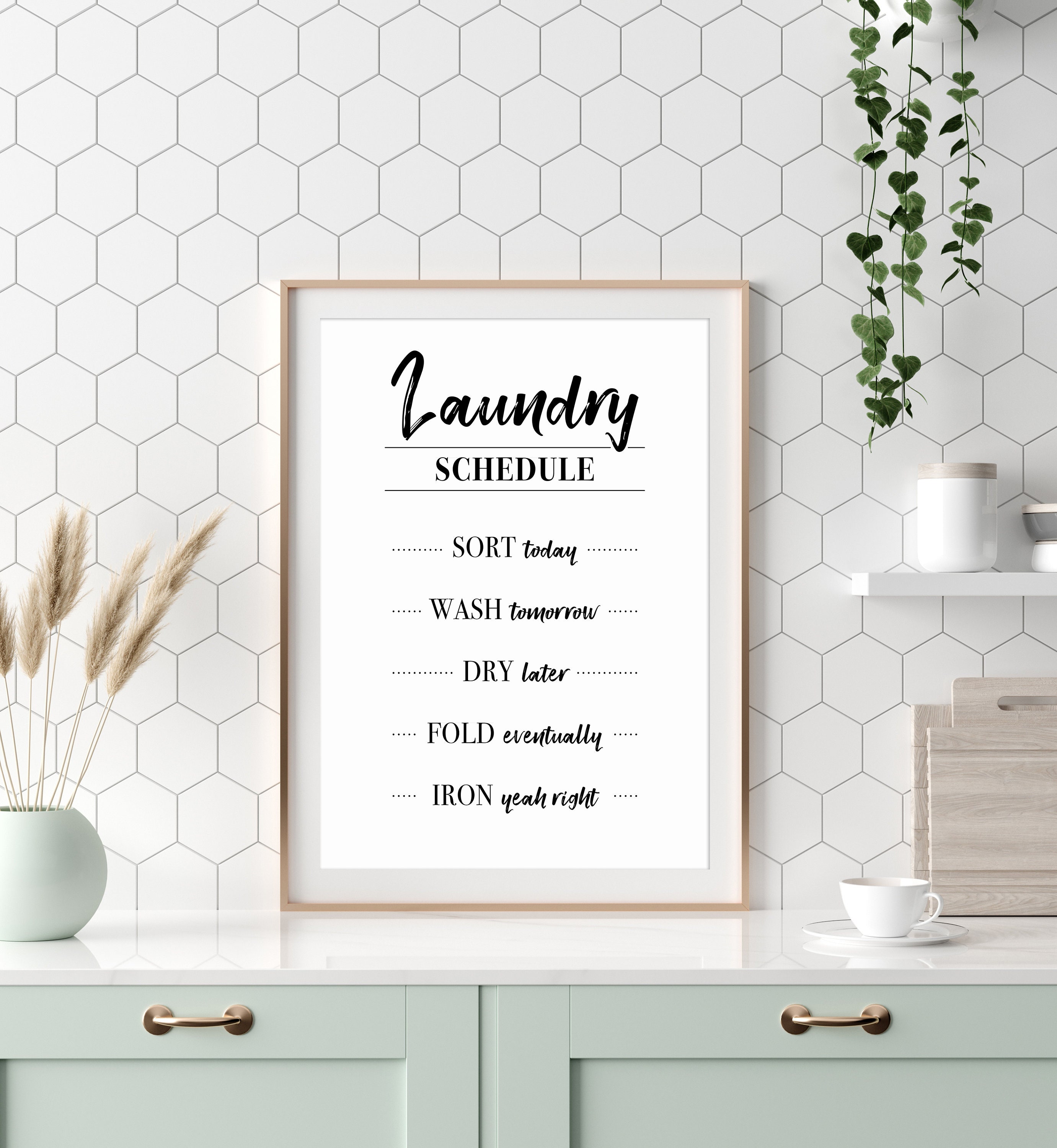 Laundry Guide Wall Prints Stain Removal Guide Laundry | Etsy UK