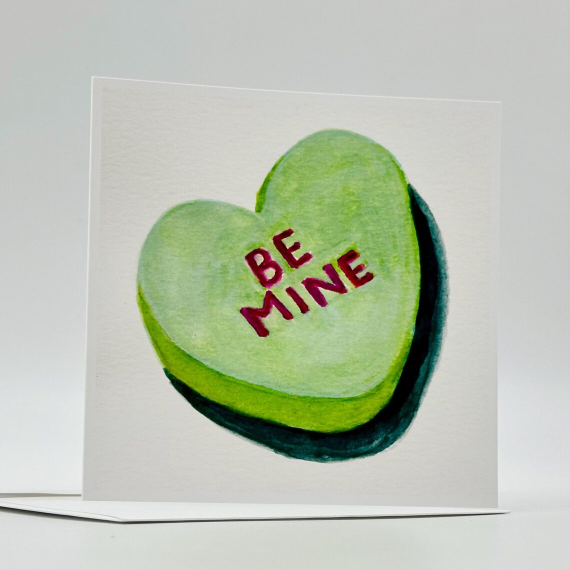 Be Mine Candy Heart Card - Etsy