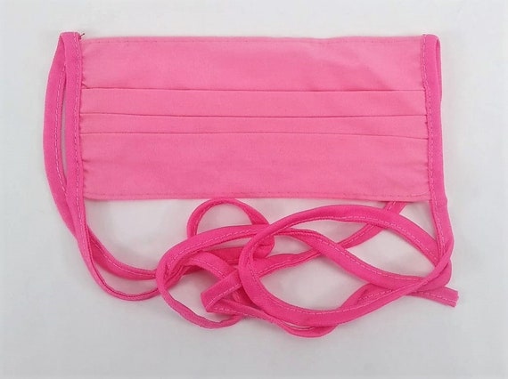 Tie-back Face Mask Adjustable Strings Cloth 100% Cotton | Etsy