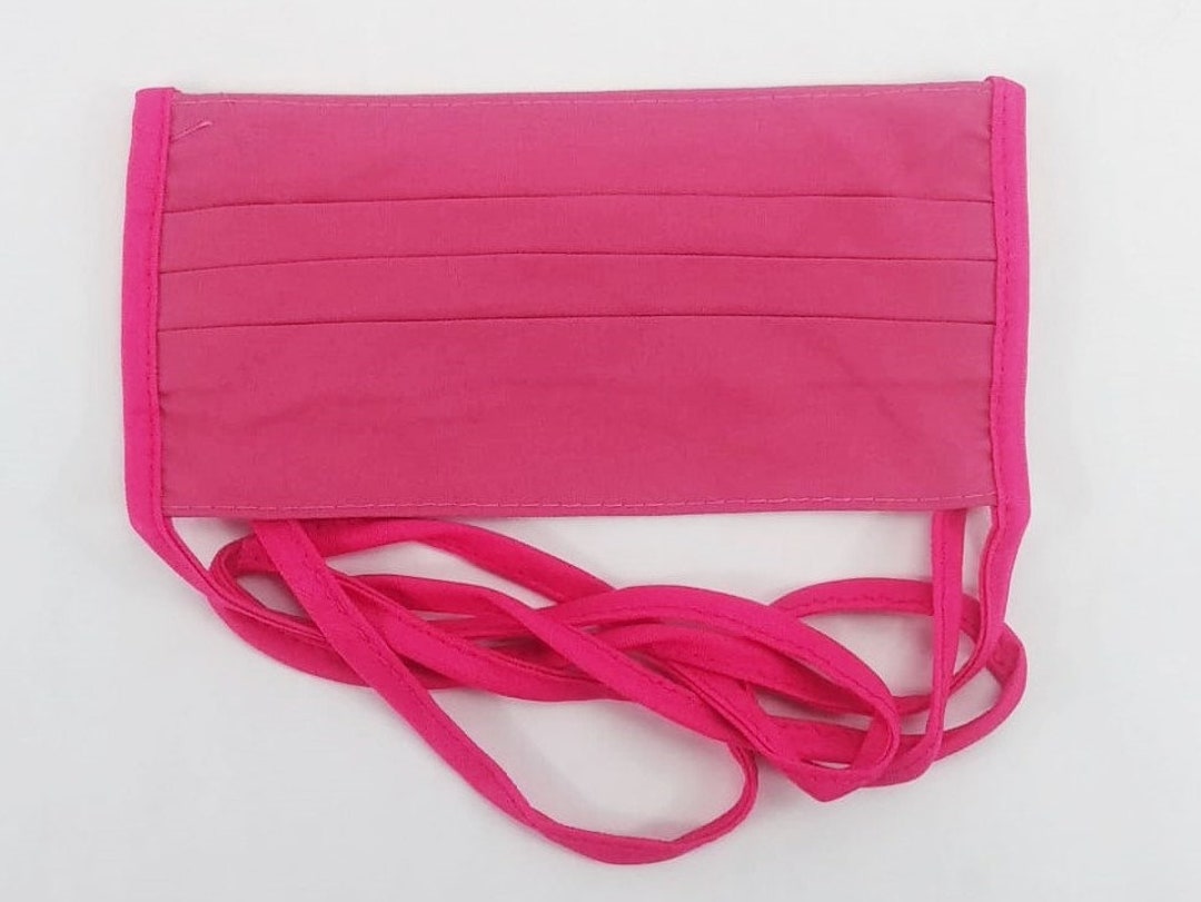 Tie-back Face Mask Adjustable Strings Cloth 100% Cotton Washable Adult ...
