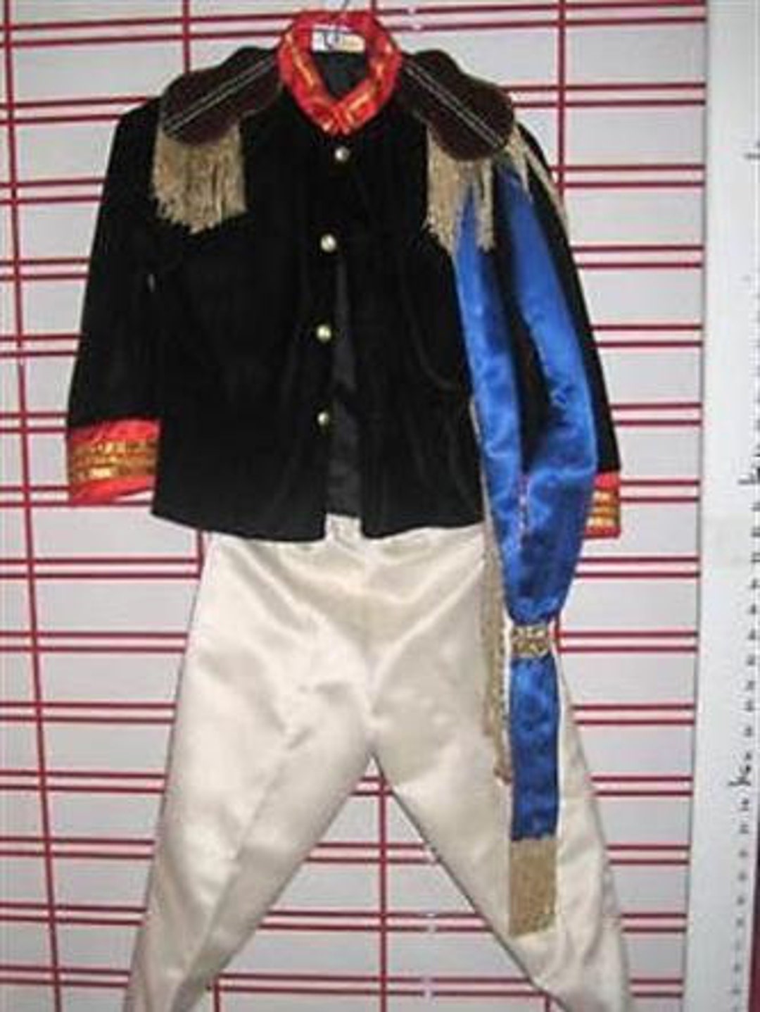Super Deluxe Military Prince General Child Costume Velvet RARE - Etsy