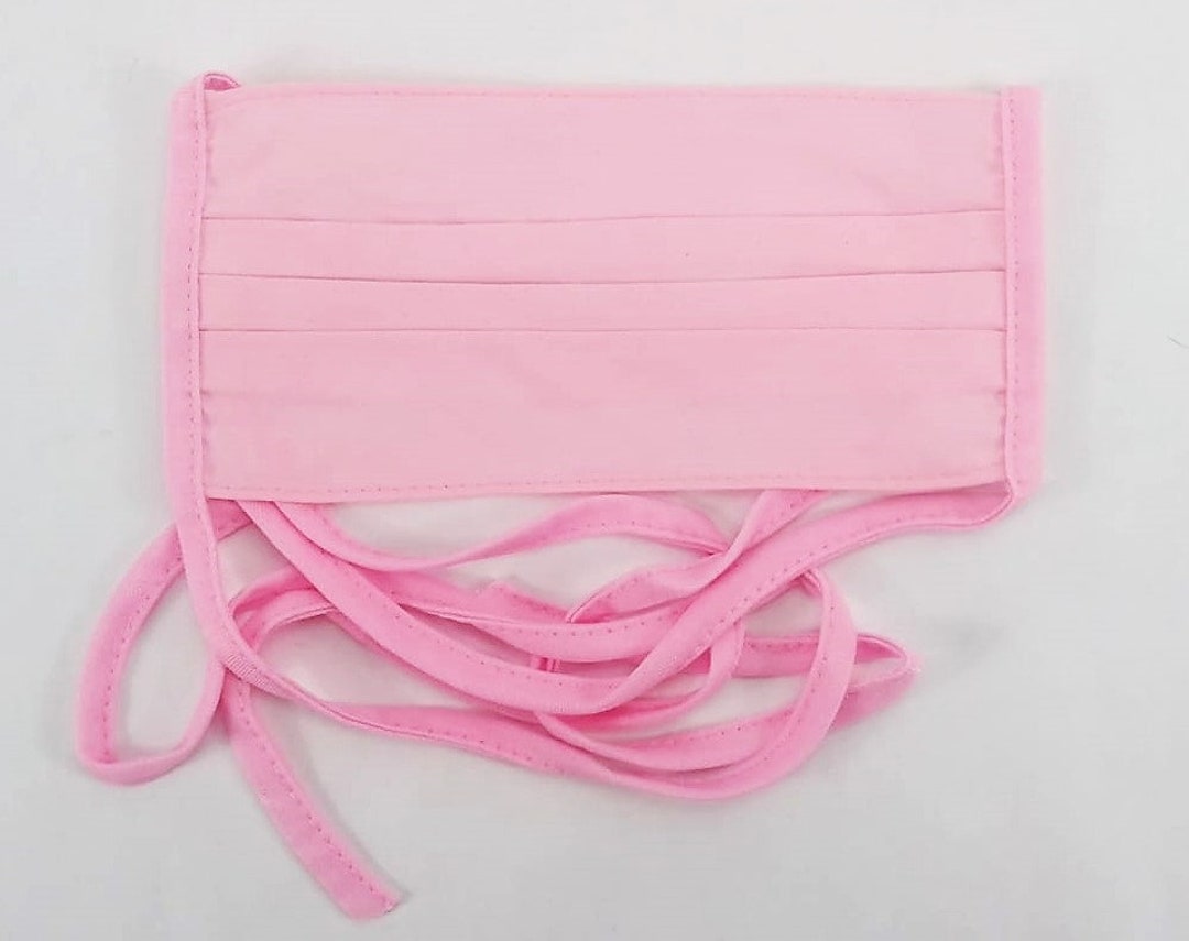 Tie-back Face Mask Adjustable Strings Cloth 100% Cotton Washable Adult ...