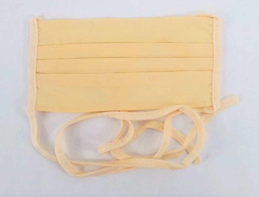 Tie-back Face Mask Adjustable Strings Cloth 100% Cotton Washable Adult ...