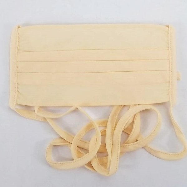 Tie Back Face Mask - Etsy