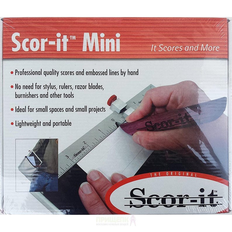 Mini Scor-it Scoring Board INCH 9 3/8 X 7" Score Board - Etsy