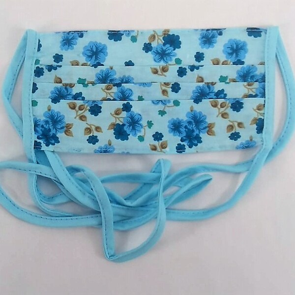 Tie Back Face Mask - Etsy