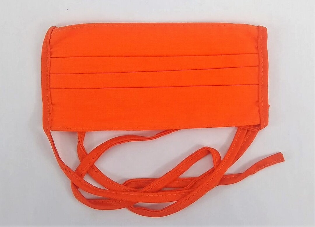 Tie-back Face Mask Adjustable Strings Cloth 100% Cotton Washable Adult ...