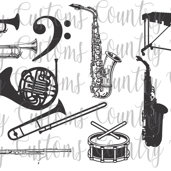 Band Instruments - Etsy