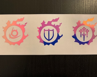 white or transparent options two sizes to choose Holographic Final ...