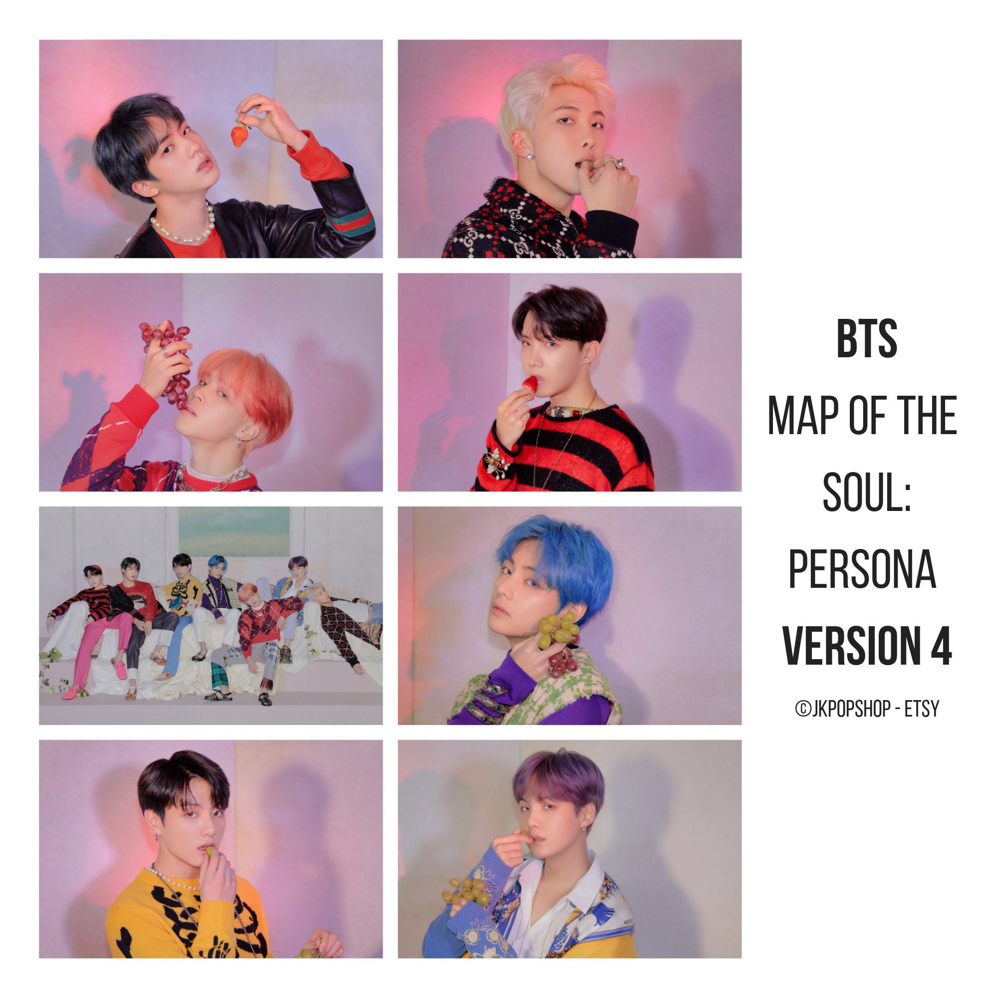 BTS Map of the Soul Persona Version 2 Concept Photo Unofficial ...