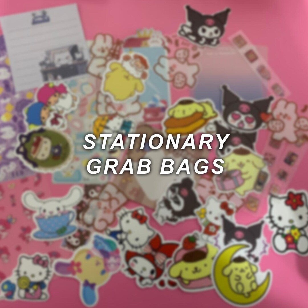 Stationary Grab Bag | Stickers, Washi Tape and Sticky Notes - Etsy