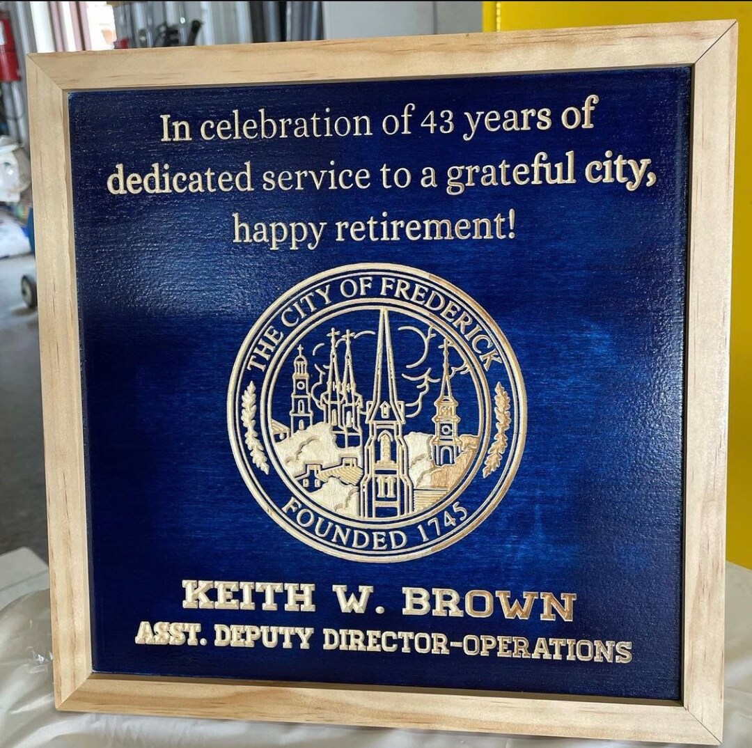 Custom Engraved Wood Title Signs/promotion Signs for Public Safety ...