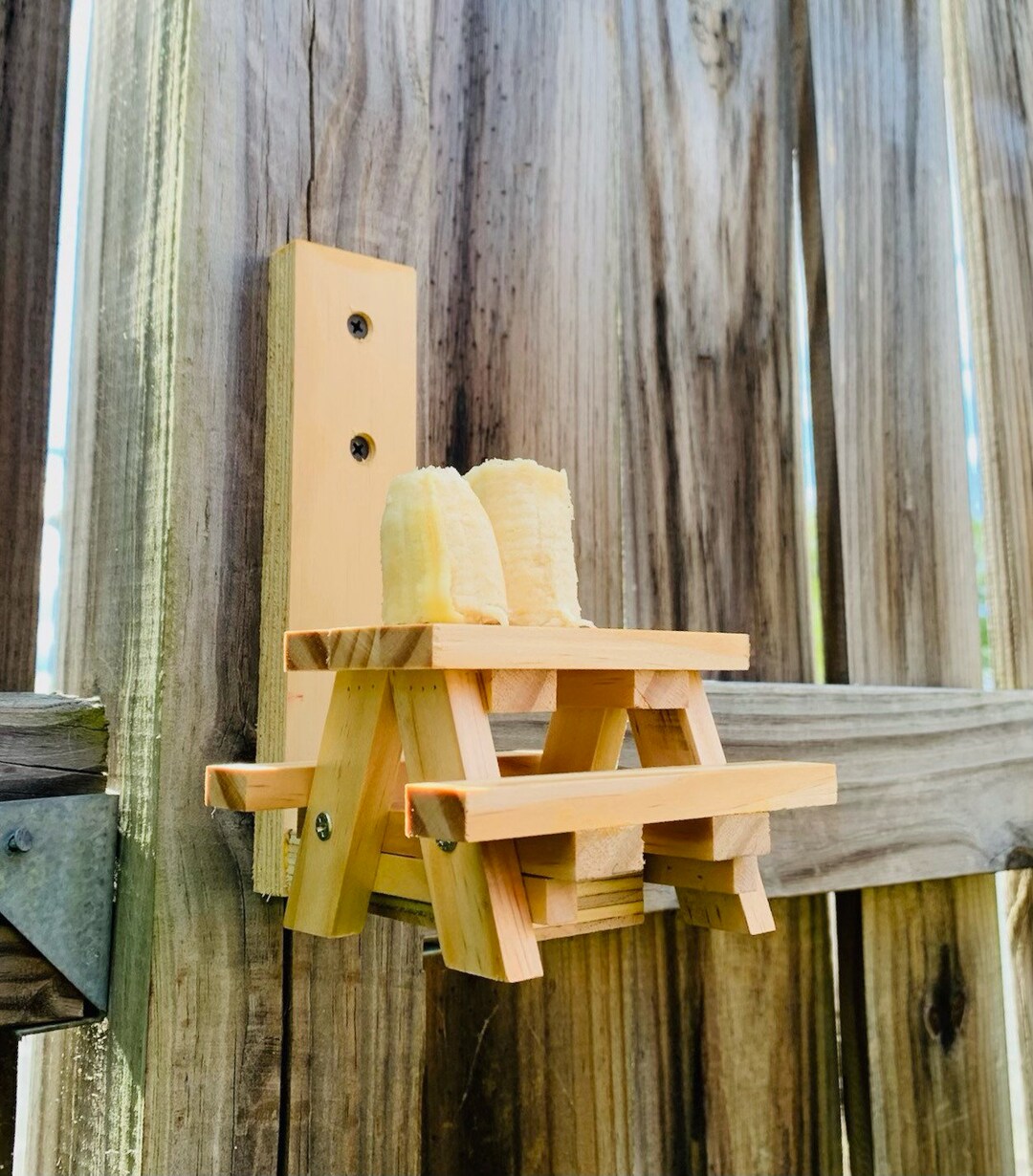 Squirrel Picnic Table/squirrel Feeding Table/fun Outdoor Pet Furniture ...