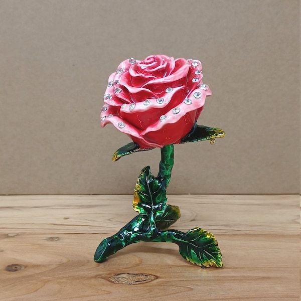 Rose Trinket Box - Etsy