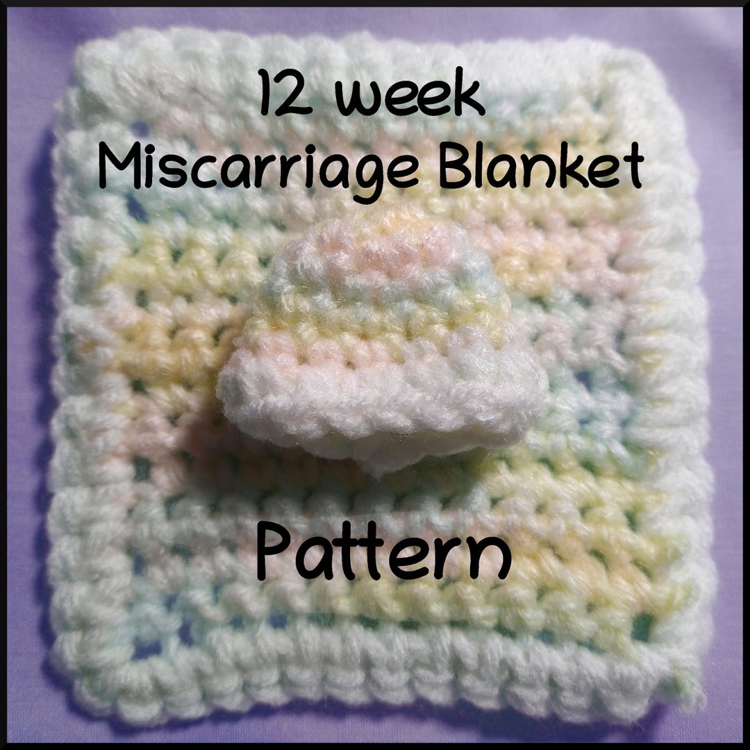 PATTERN - 12 Week Miscarriage Blanket Set - Etsy