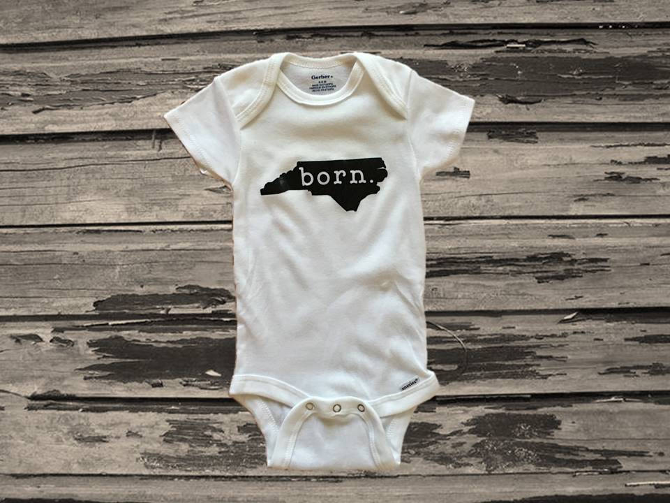 Born Baby Onesie State Onesie home bodysuit State pride | Etsy