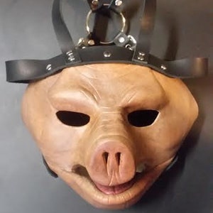 ST Paul Pig Slipknot Style Mask Latex Leather Sublime1327 HALLOWEEN ...