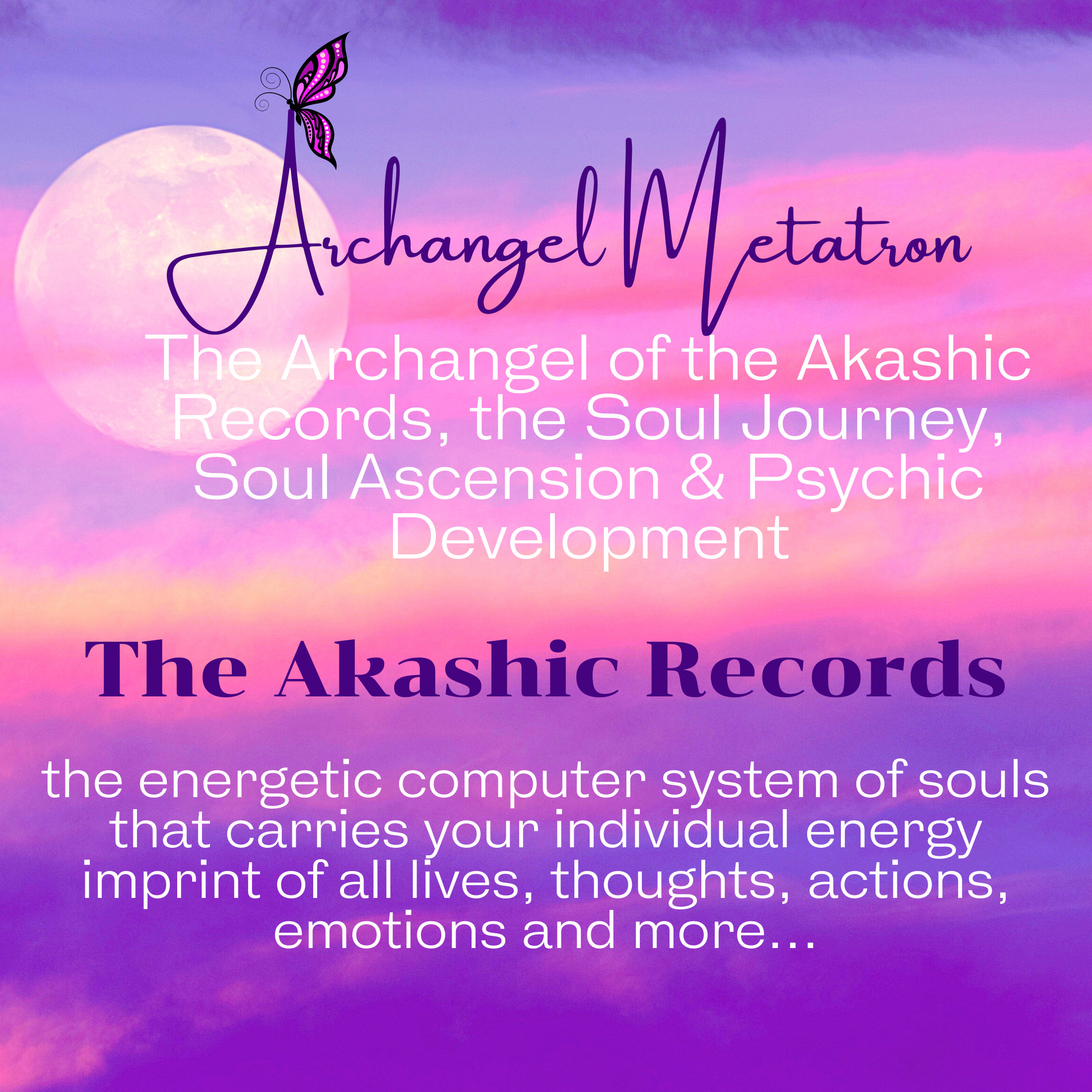 AKASHIC RECORDS Soul Reading, Archangel Metatron, Angel Reading ...