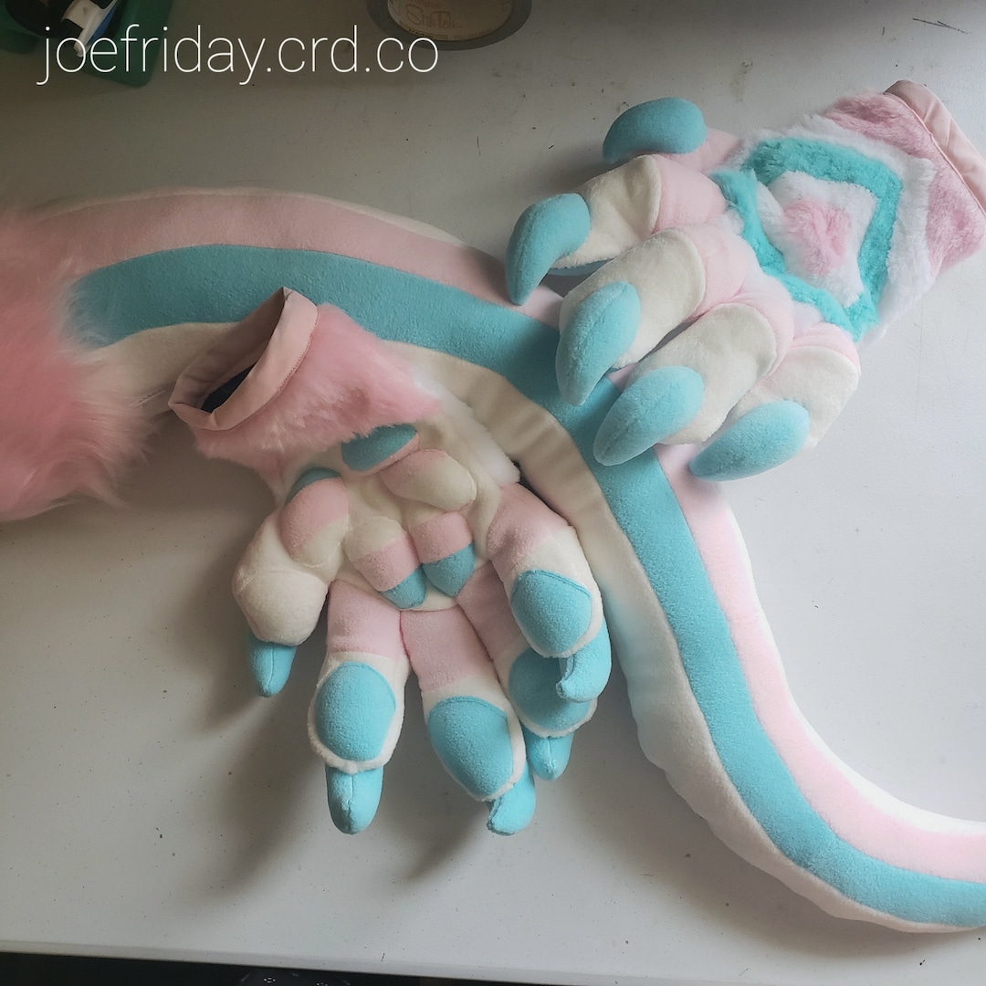Freckle - Trans Pride Rodent Paws and Tail - Etsy