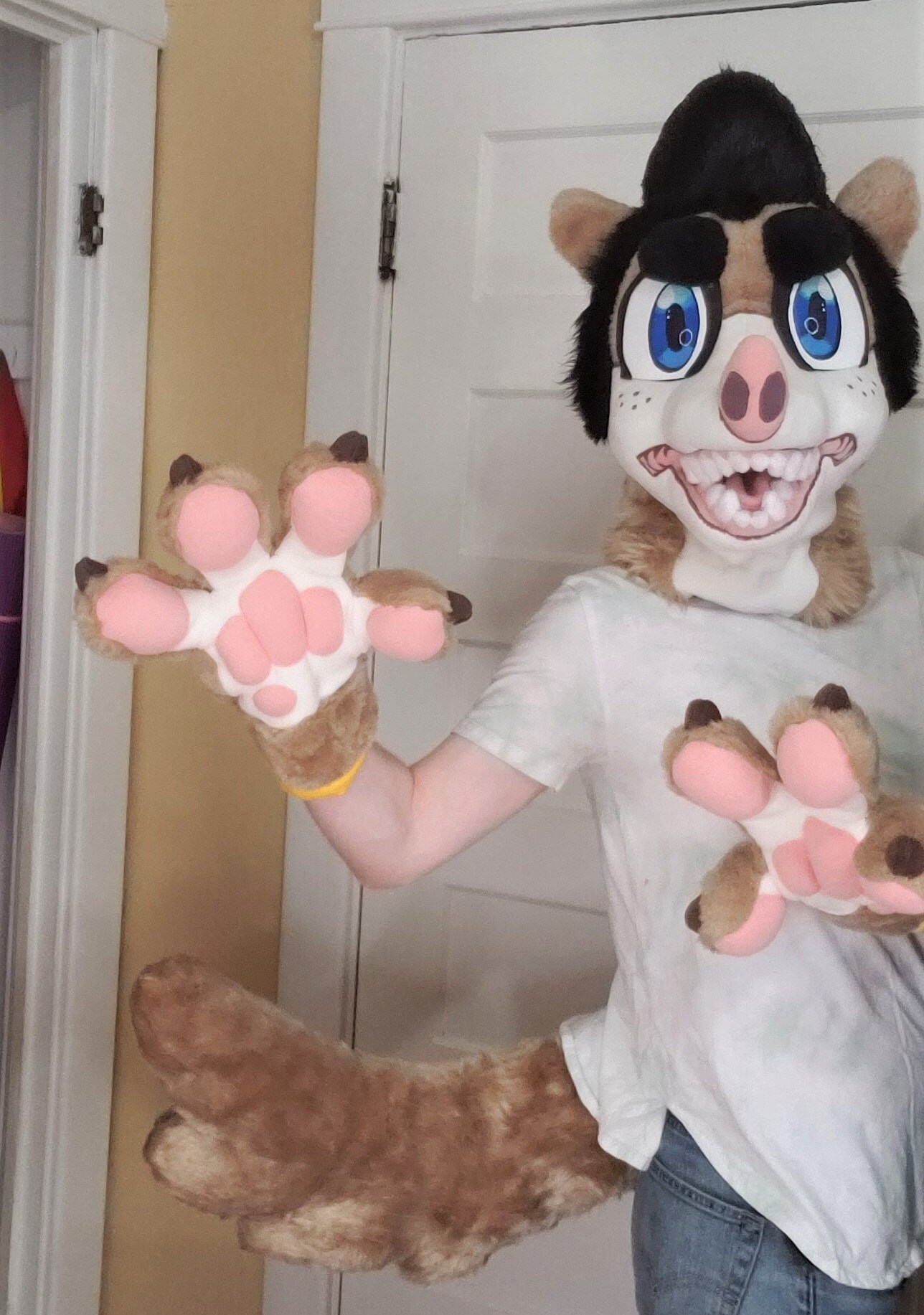 Fursuit Mini Partial: Pōnee the Weasel - Etsy UK