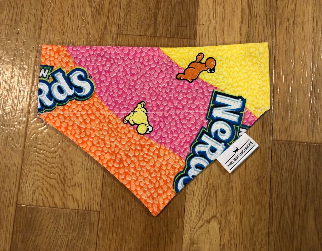 Over the Collar Cat or Dog Bandana Nerds - Etsy
