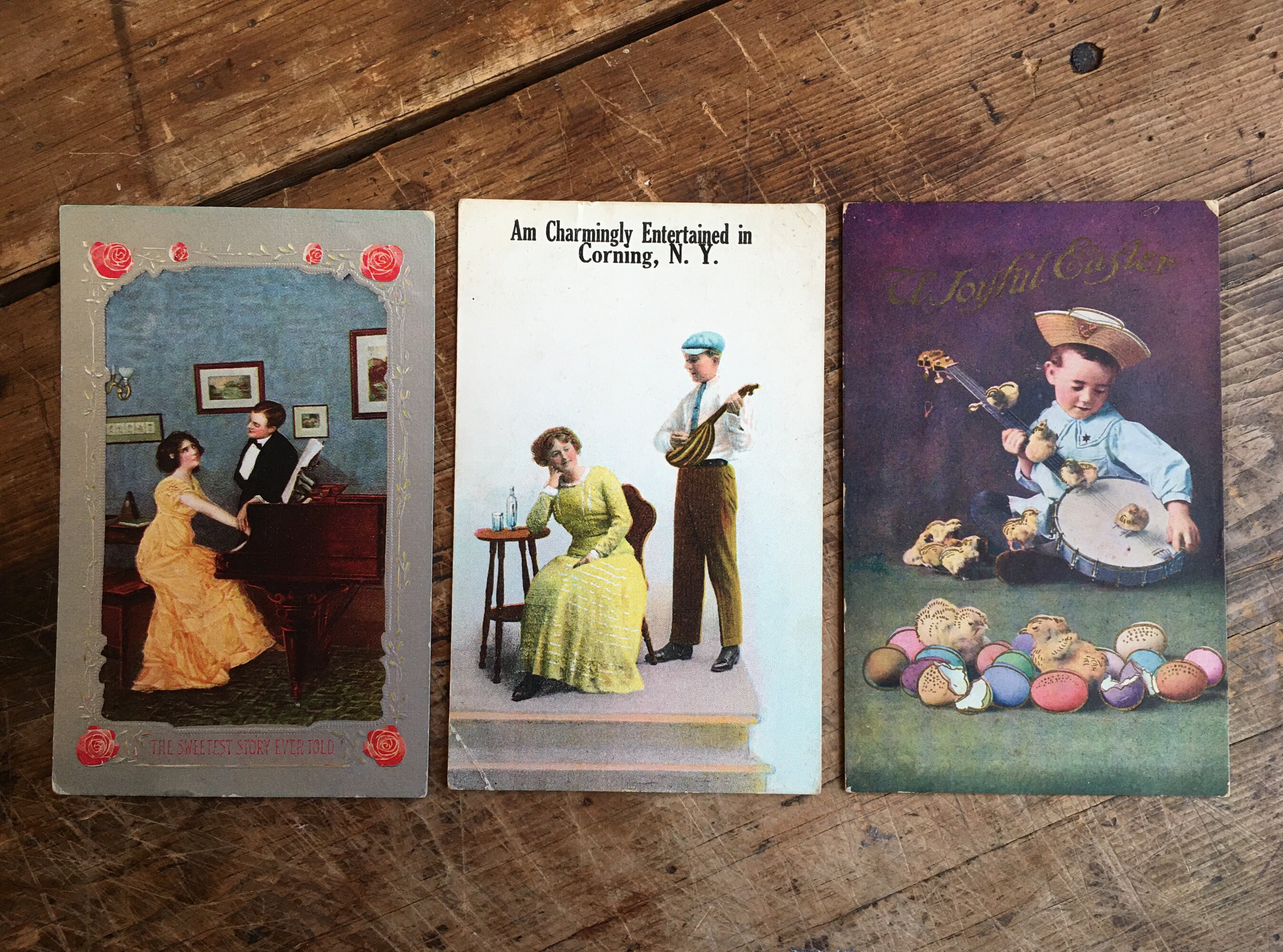 Vintage Romance 9 Postcards | 1910s Music Postcards | Antique ...