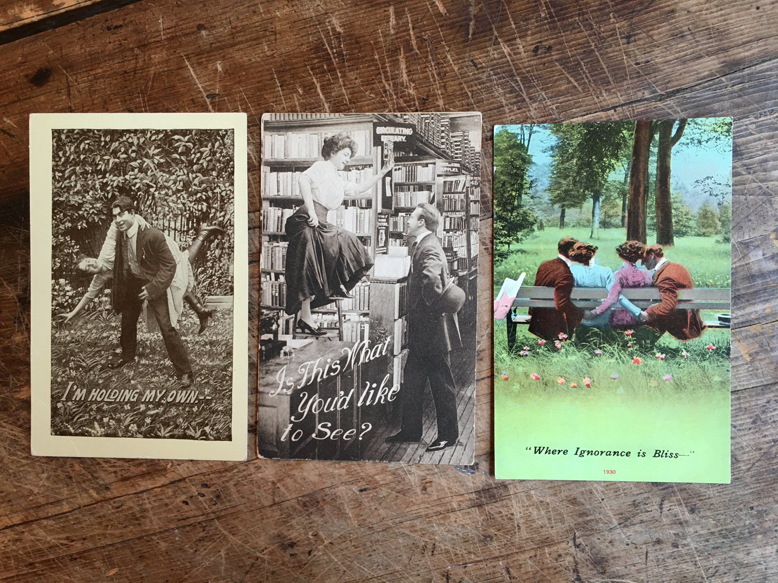 Vintage Romance 9 Postcards 1910s Lovers Postcards Antique Sweethearts ...