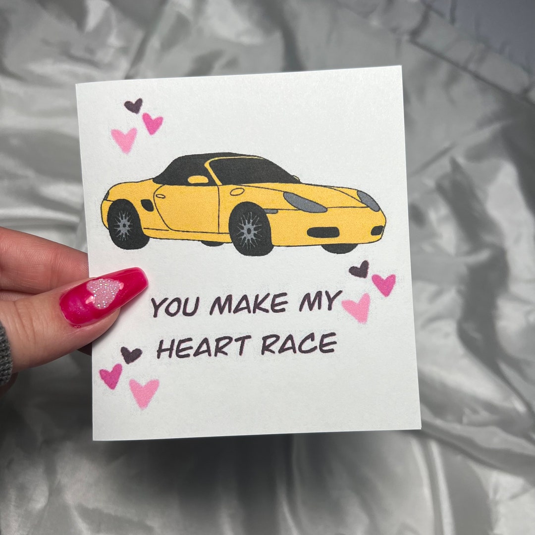 Porsche Boxster Valentines Day Card Digital Download Printable - Etsy