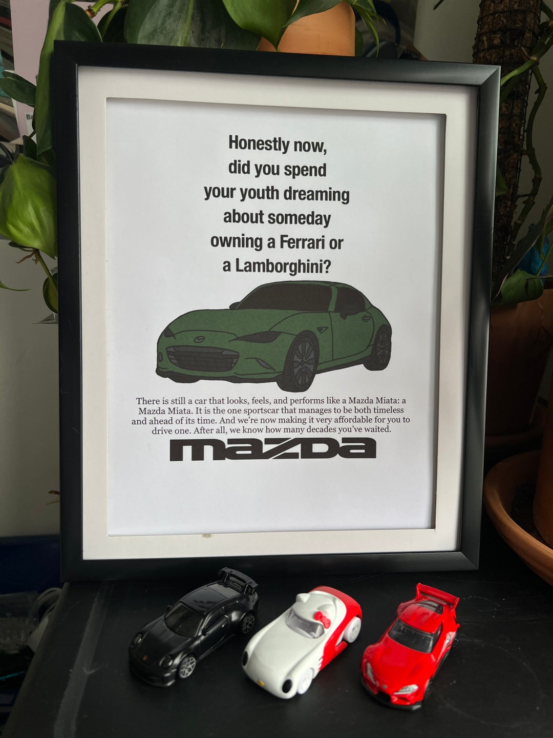 Green Mazda Miata ND RF Poster Digital Download Printable - Etsy