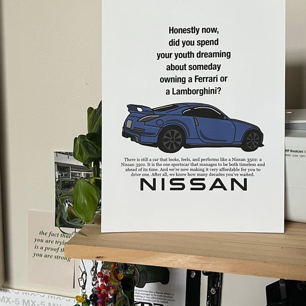 Nissan 350z Poster - Etsy